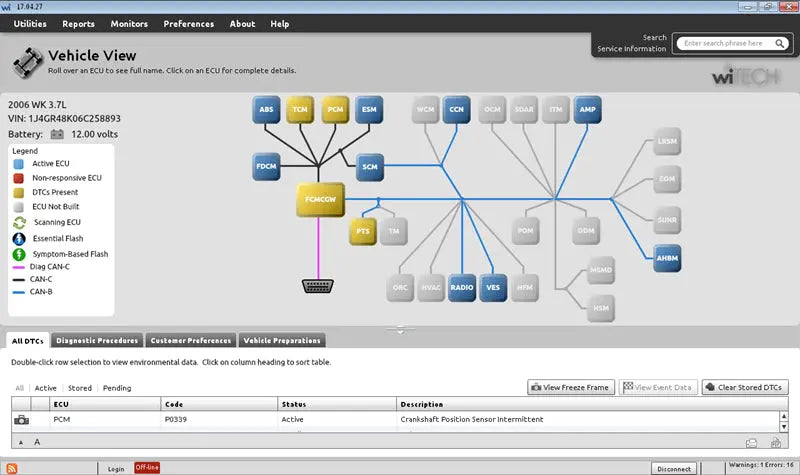 Witech 2 Software Micropod Diagnostic - QUANTUM OBD