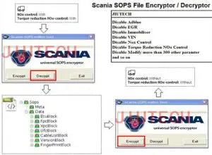Scania SOPS Encrypter Decrypter SOFTWARE + XMLeditor Download VCI2 ...